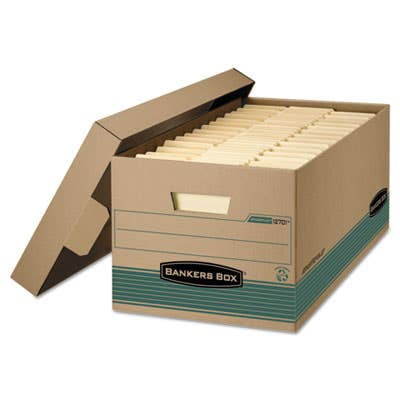Stor/File Medium-Duty Storage Boxes, Legal Files, 15.88" X 25.38" X 10. ...