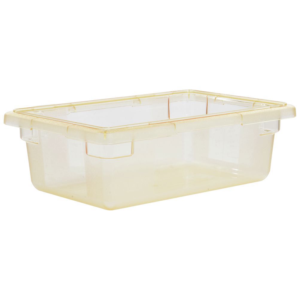 StorPlus 10611C22 3.5 Gallon Color-Coded Box 18" x 12" x 6" - Yellow ...