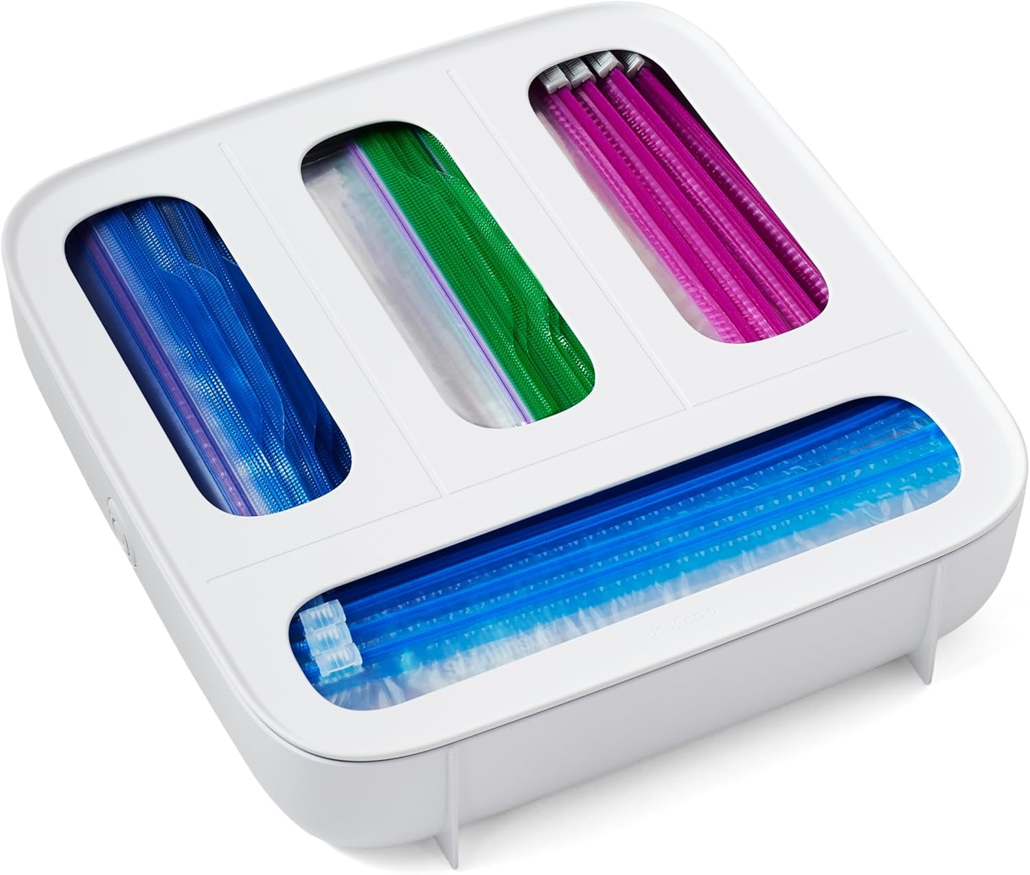 StoraBag Drawer Food Bags Dispenser, 4-Slot, Plastic Sandwich Bag ...