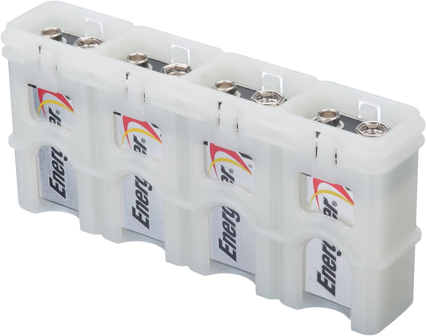 Storacell SL9VMS by Powerpax SlimLine 9V Battery Caddy, Glow-in-the ...