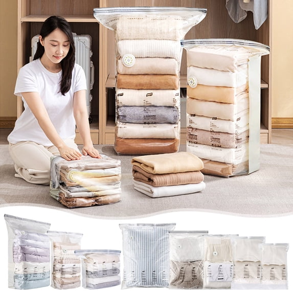 Storage Bag 1-Pack Vacuum Compression Storage Bags for Clothes Quilts ...