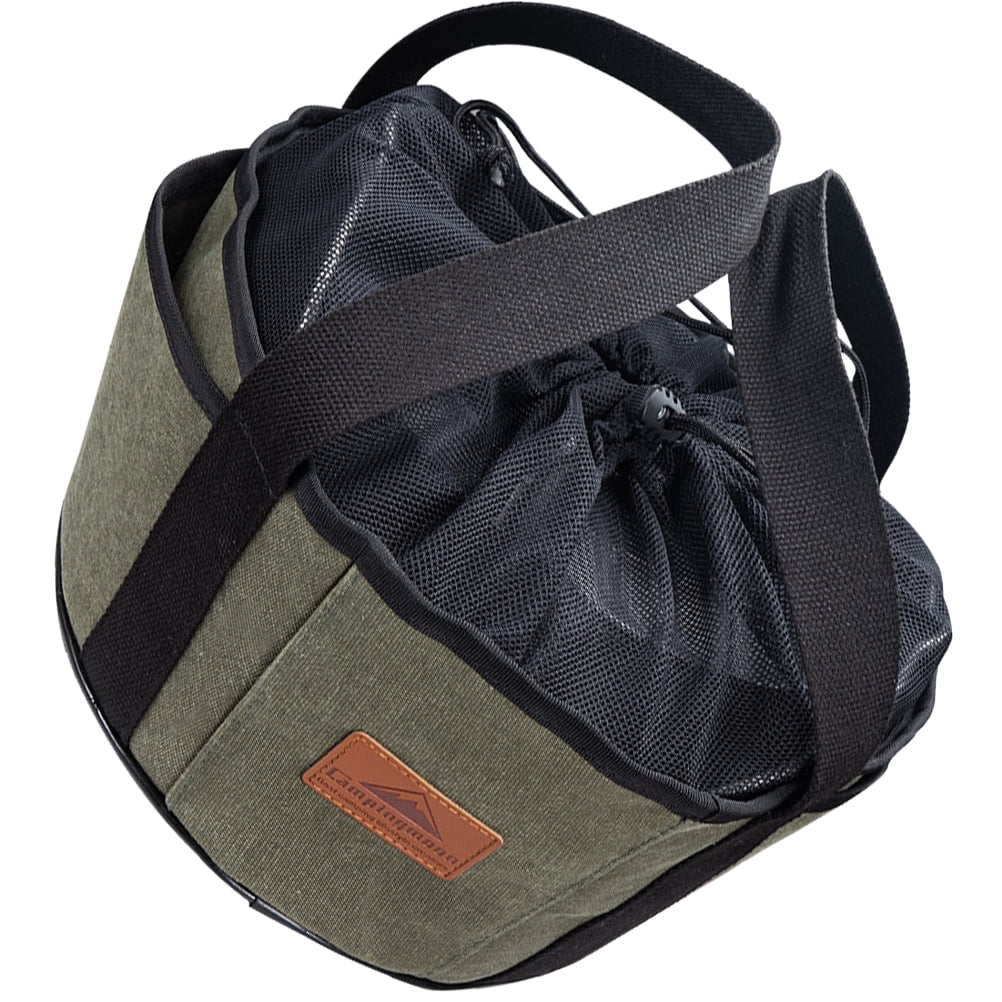 Dark Green Storage Bag Tote Pouch for Camping Cookware Travel Hand ...