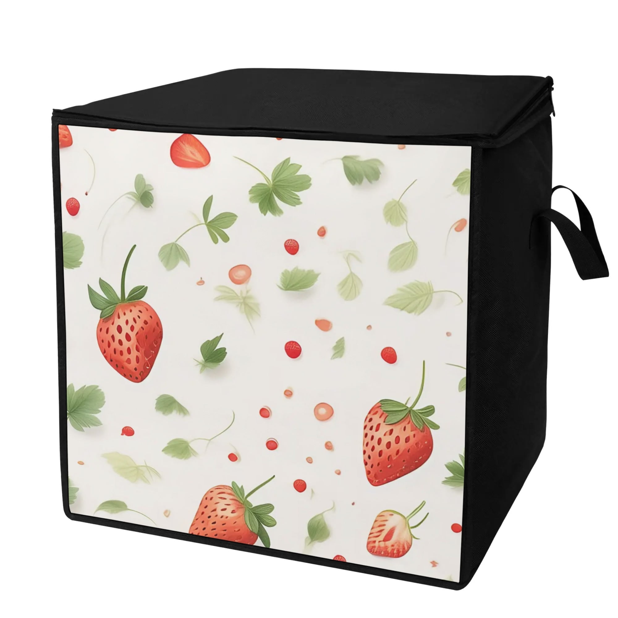 Storage Bag Folding Large Storage Bag Strawberry Storage Box Dustproof ...