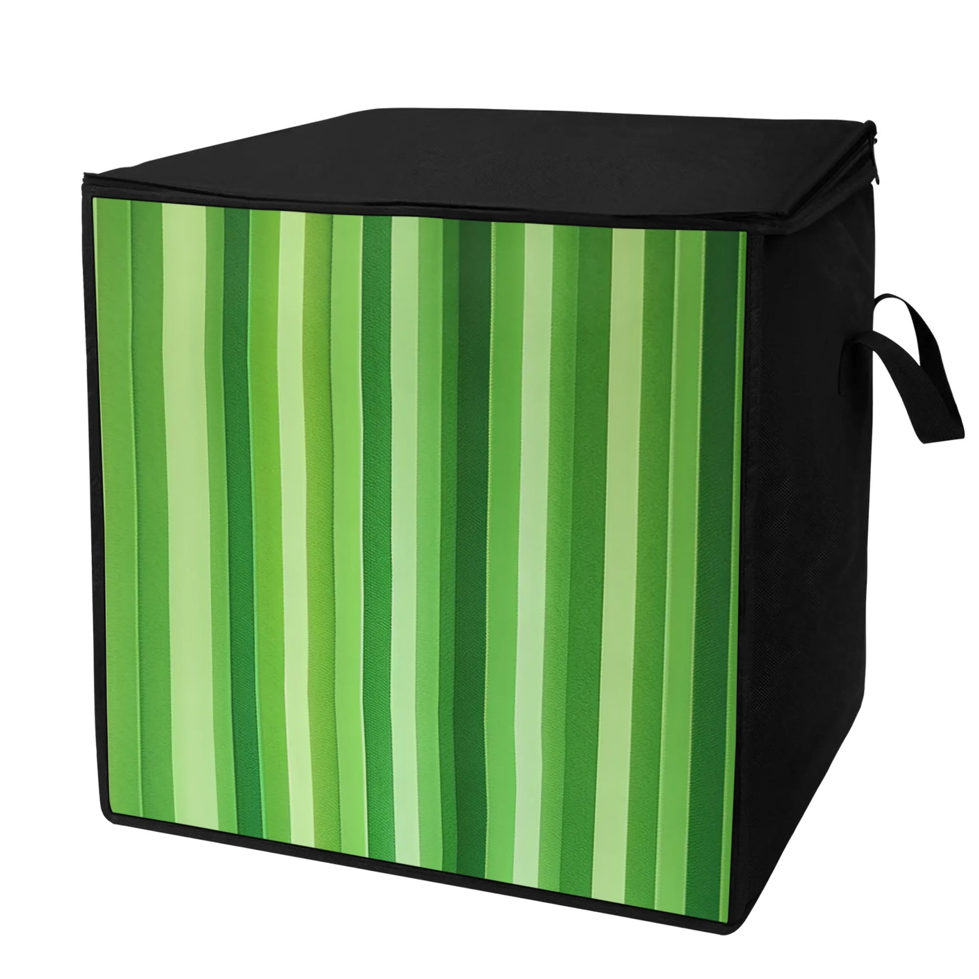 Storage Bag Folding Large Storage Green Grid Style Storage Box ...