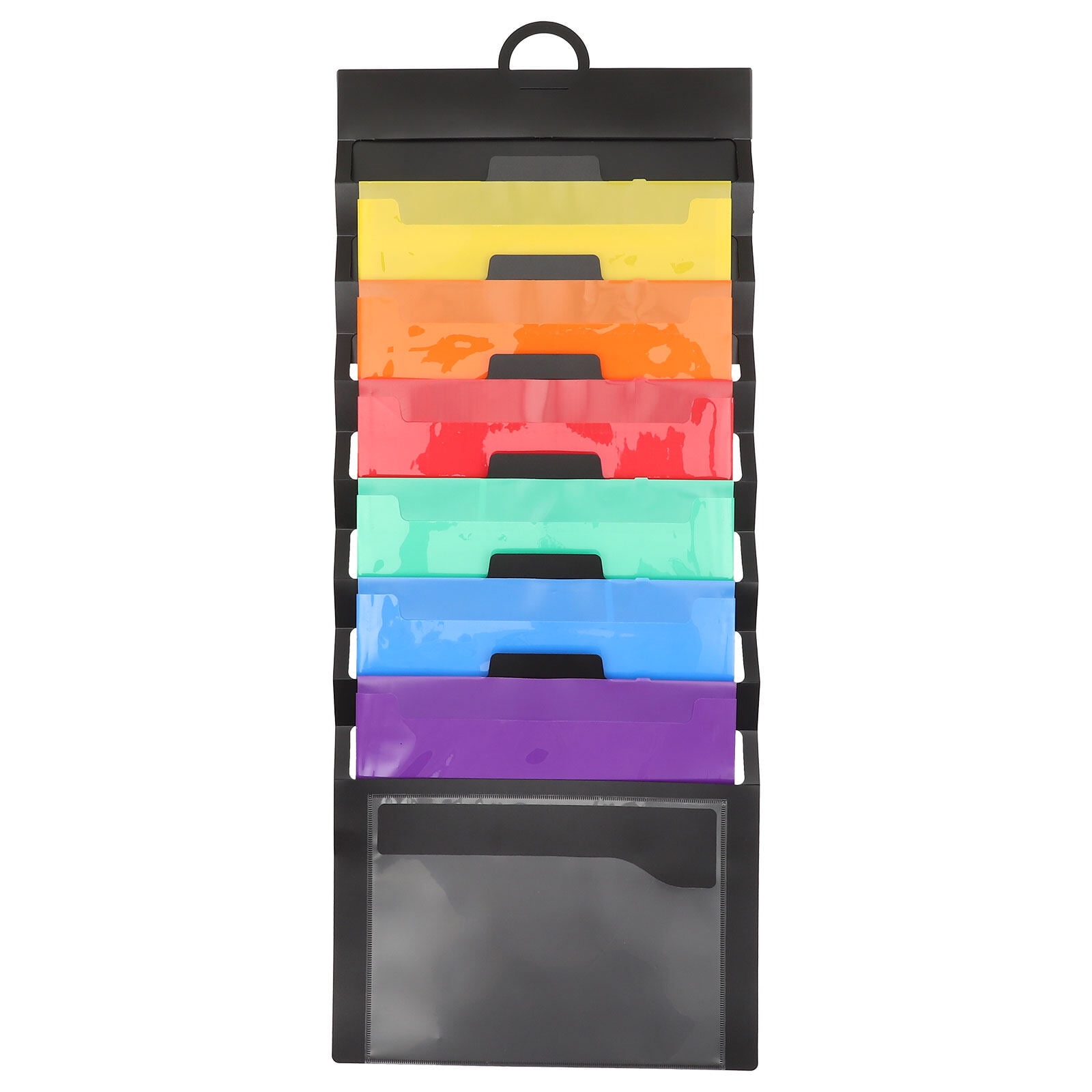 Tofficu Wall Mounted Expanding Folder File Organizer with 6 Pockets ...