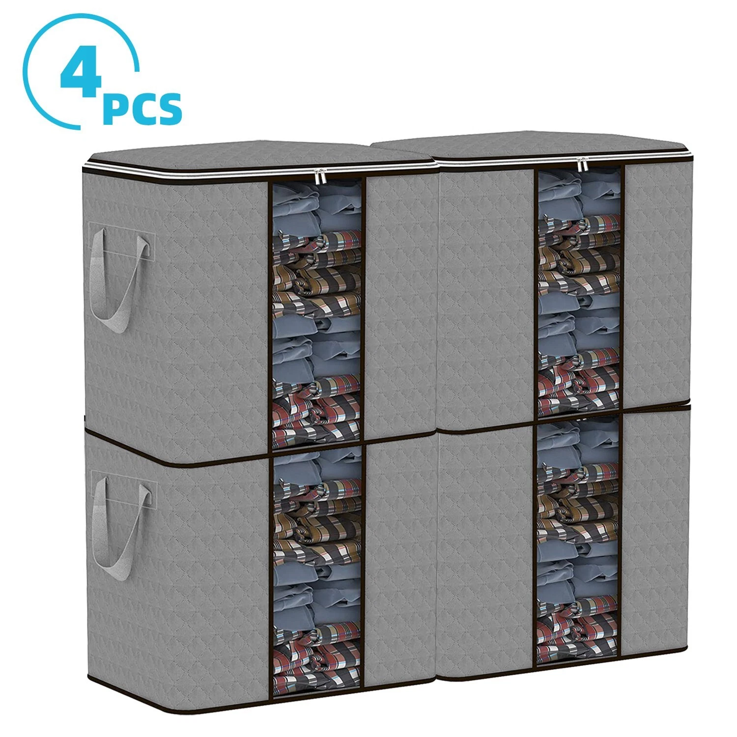 Storage Bags Organizer Clothes Large Capacity Comforters Blanket ...