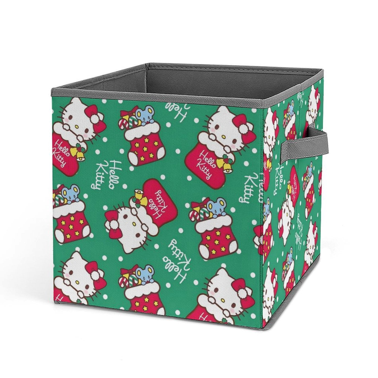 Storage Basket Cartoon Hello Kitty Closet Storage Bin Cube Organizer ...
