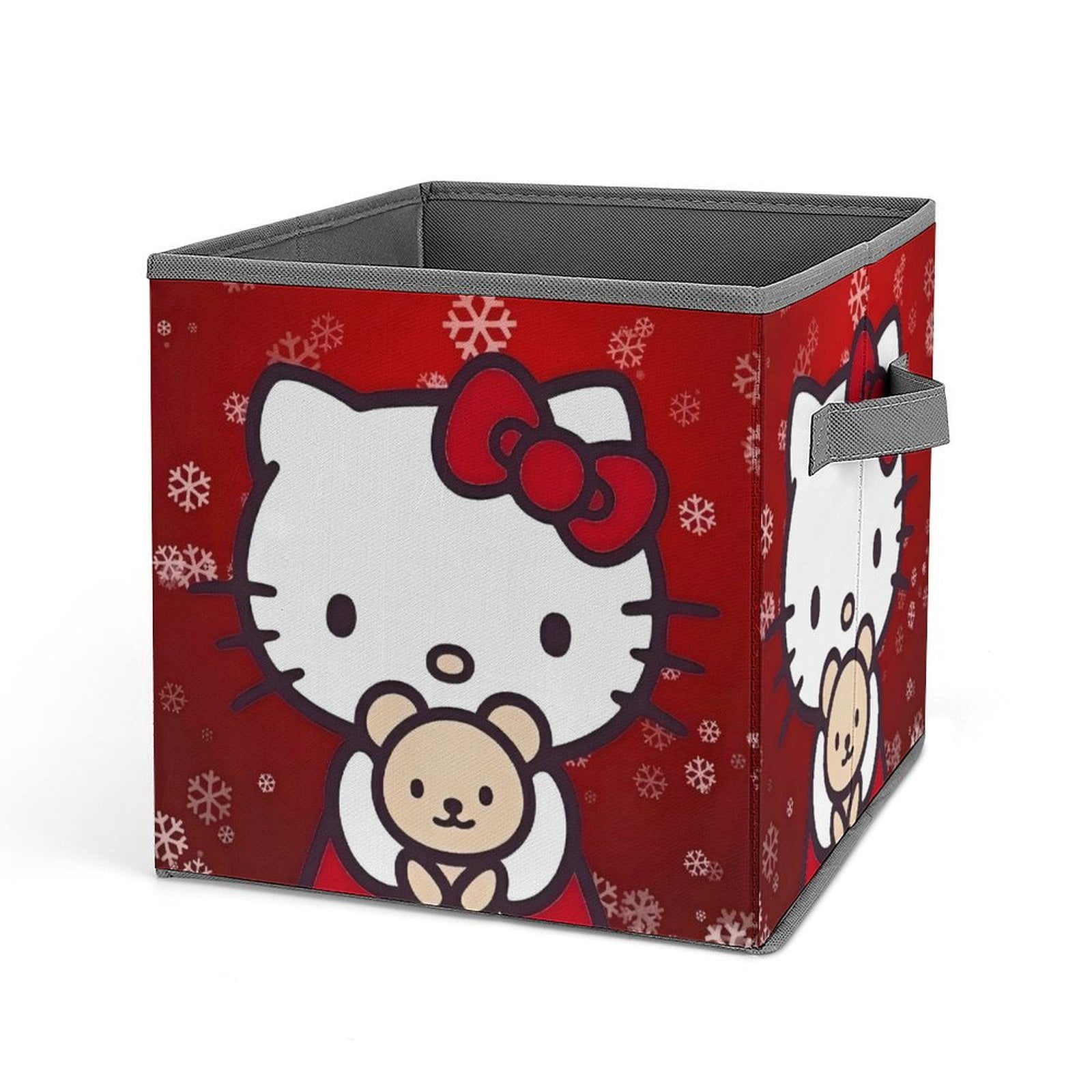 Storage Basket Cartoon Hello Kitty Closet Storage Bin Cube Organizer ...
