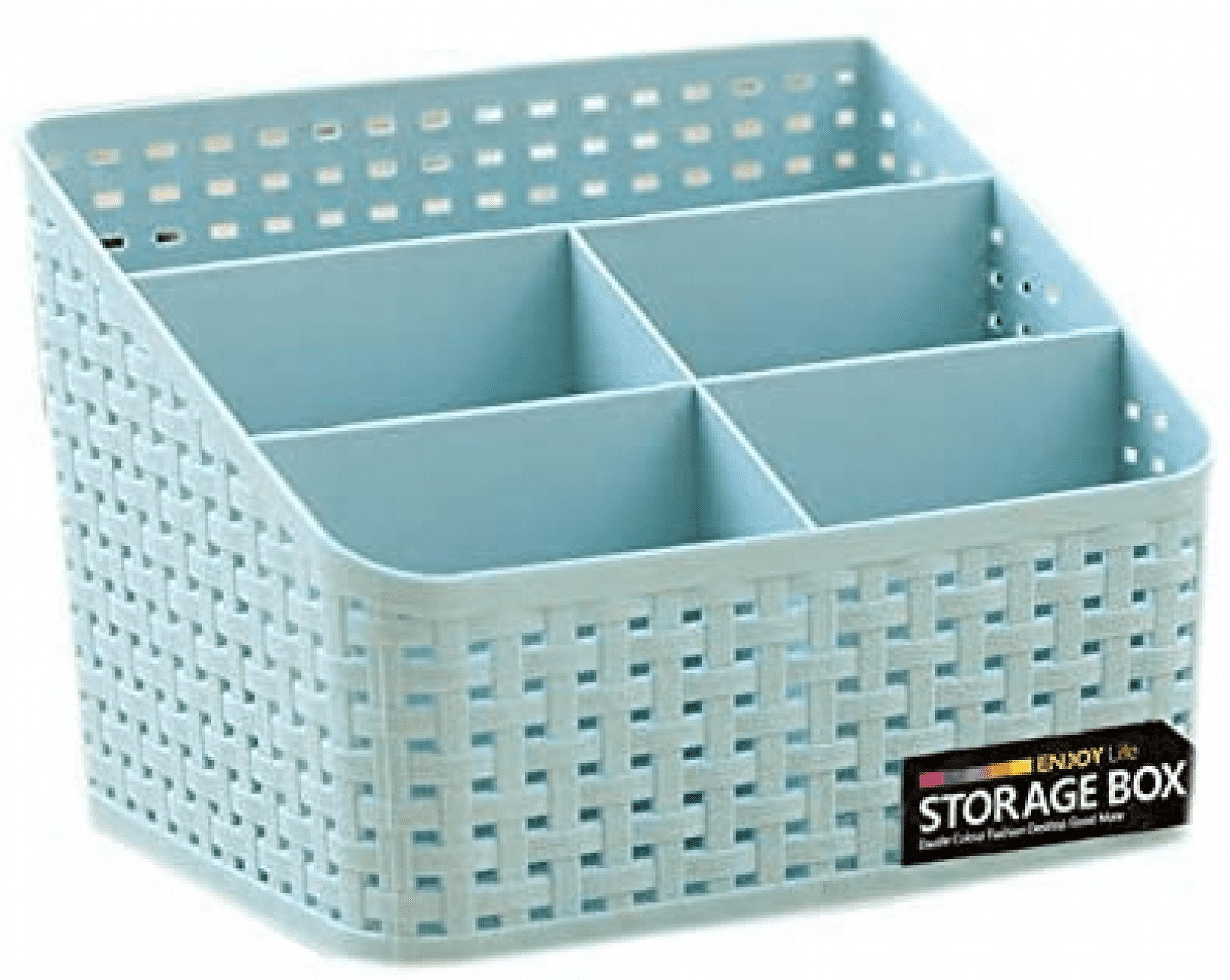 Storage Basket, Cosmetic Box Organiser,Plastic Storage Box Desktop 5 ...