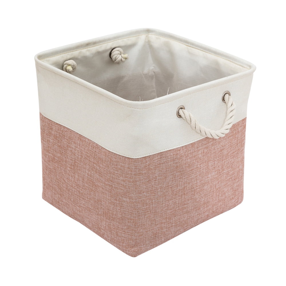 Storage Basket, Fabric Cloth Baskets, Tall Rectangular Shelf Baskets ...