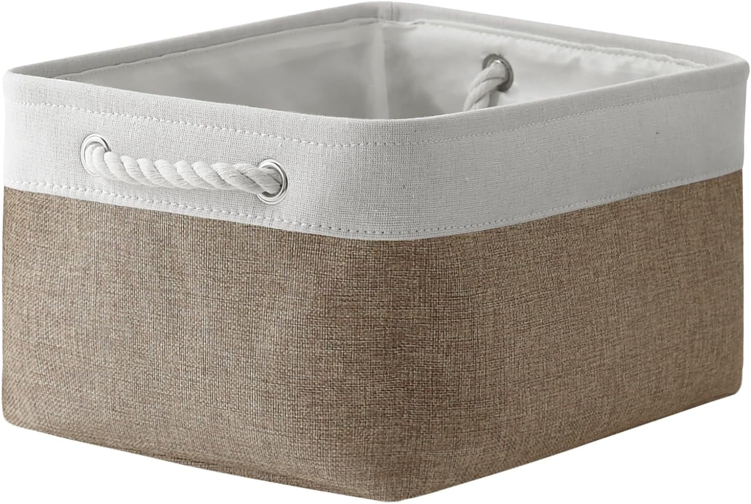 Storage Basket for Organizing - Small 6 Pack 11.8x7.8x5.2 inch Fabric ...