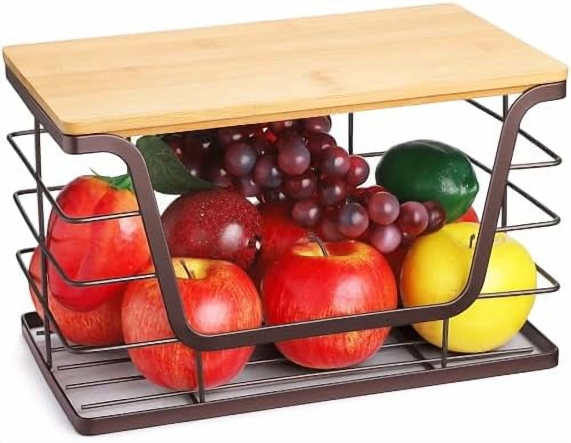 Storage Basket for Kitchen Pantry Organizers and Storage, Stainless ...