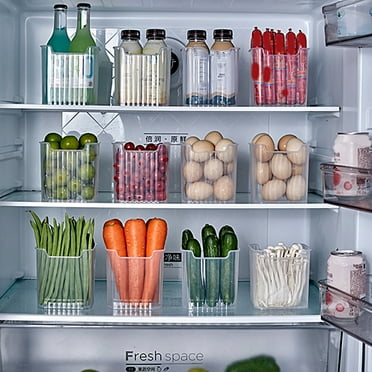 2piece Fridge Organizer, Mini Refrigerator Storage Box, Pull Out ...