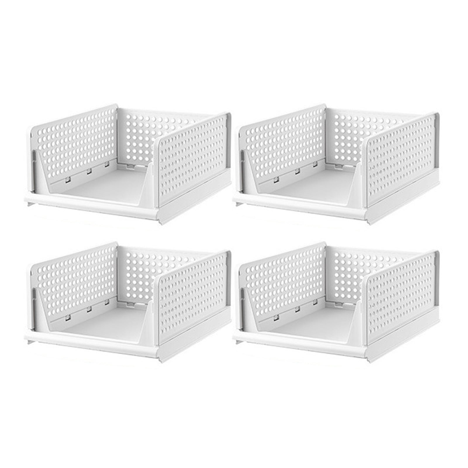 Storage Basket with Front Opening Design Top Opening Storage Box 4 Pcs ...