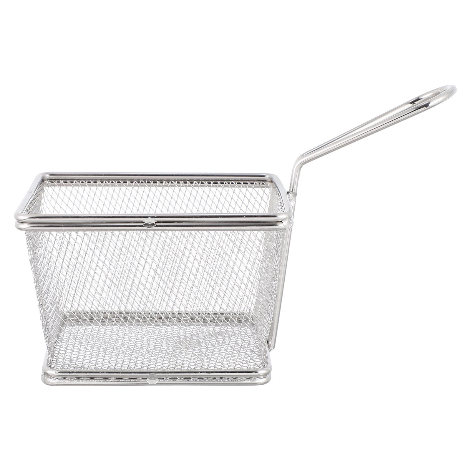 Storage Baskets Fried with Handle Ladle Strainer Fries American Style ...