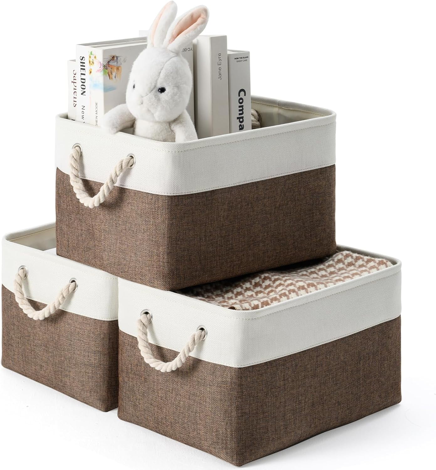 Storage Baskets for Organizing,Fabric Storage Baskets for Shelves ...