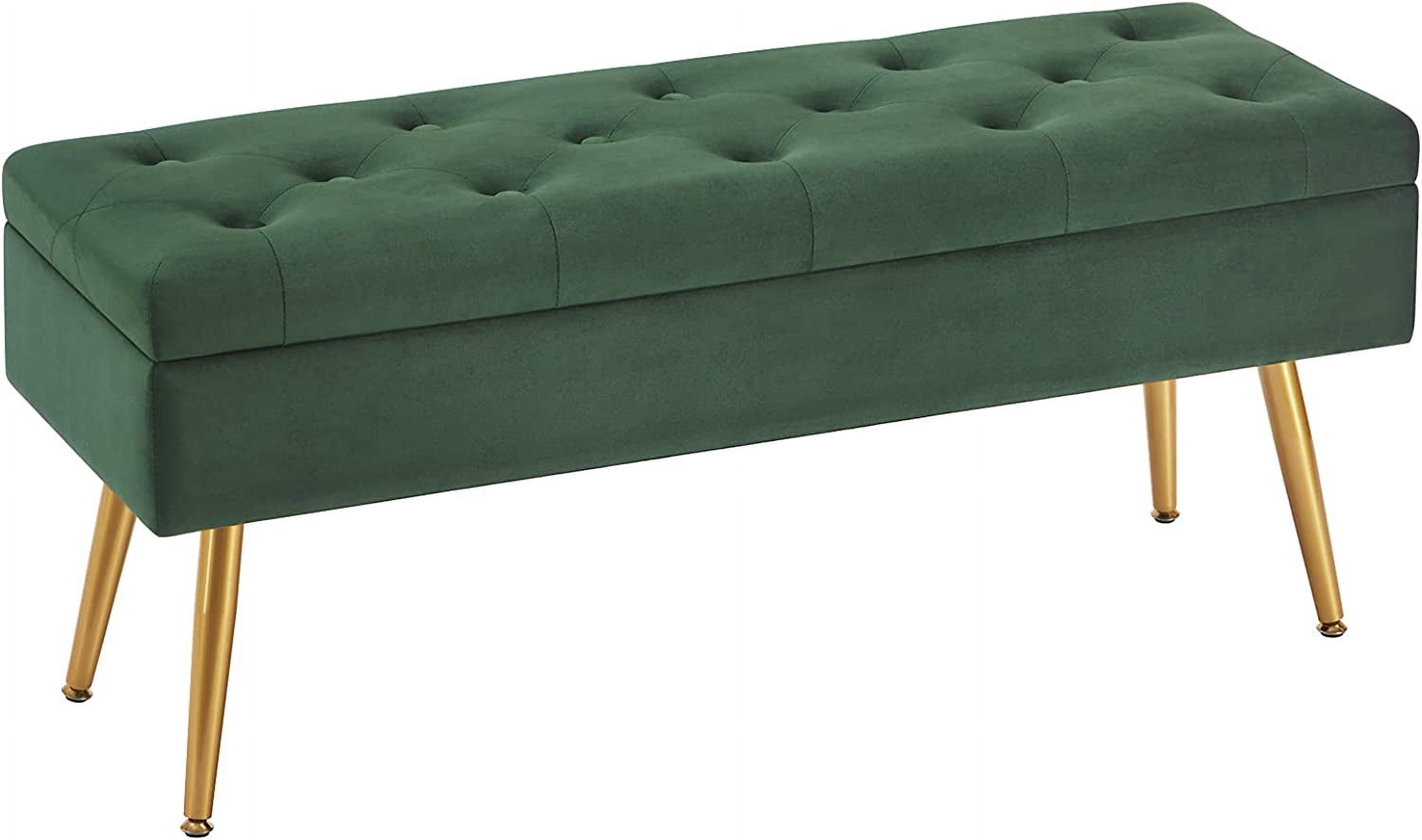 Storage Bench Modern Entryway Bench End of Bed Bench Ottoman ...