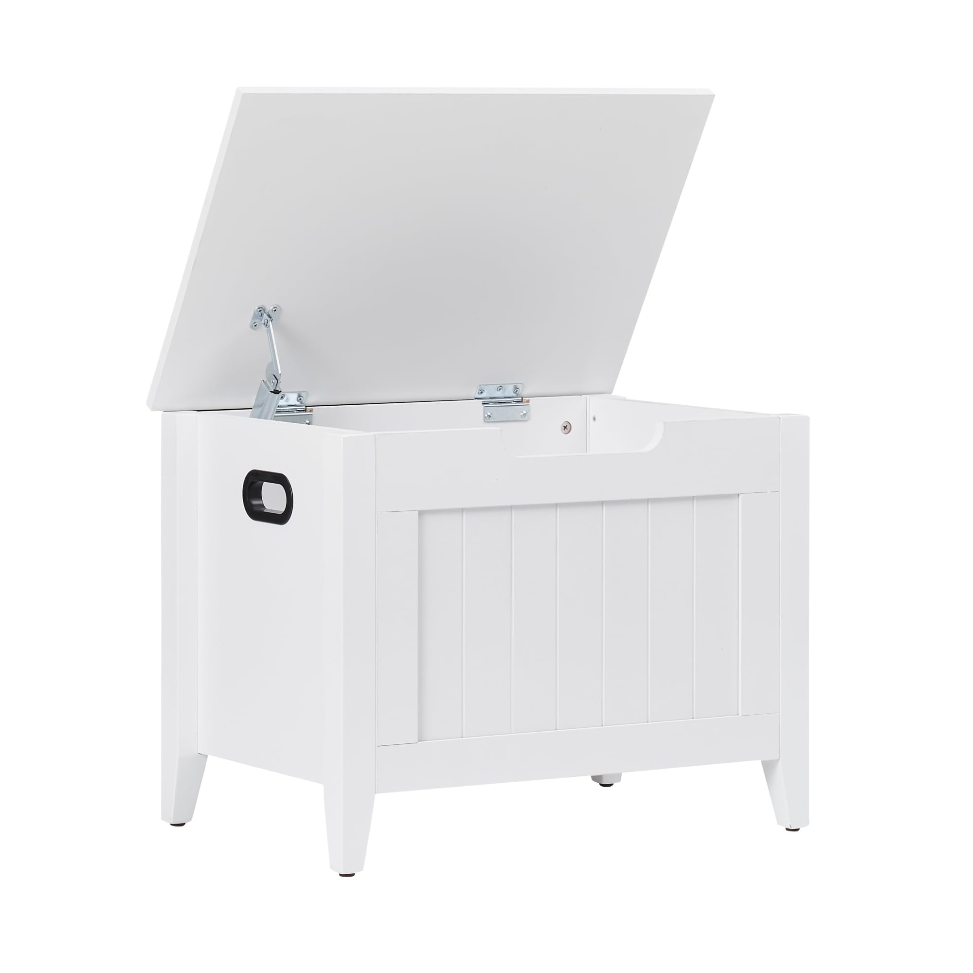 Storage Bench with Safety Hinges,Flip-Top Shoe Bench with Solid Wood ...