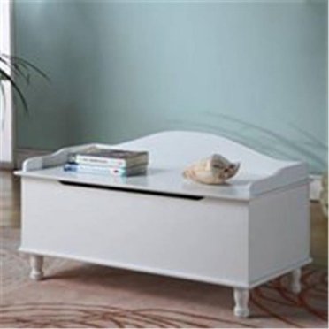 Bowery Hill Storage Bench in White - Walmart.com