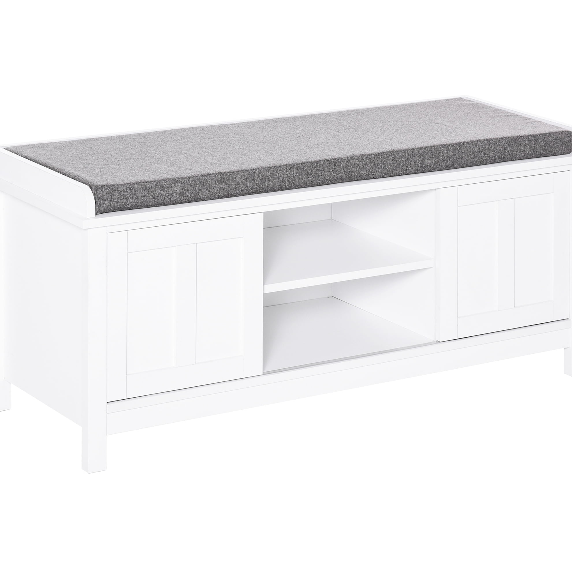 Storage Bench With 6 Compartments, , And Sliding Door Facility ...