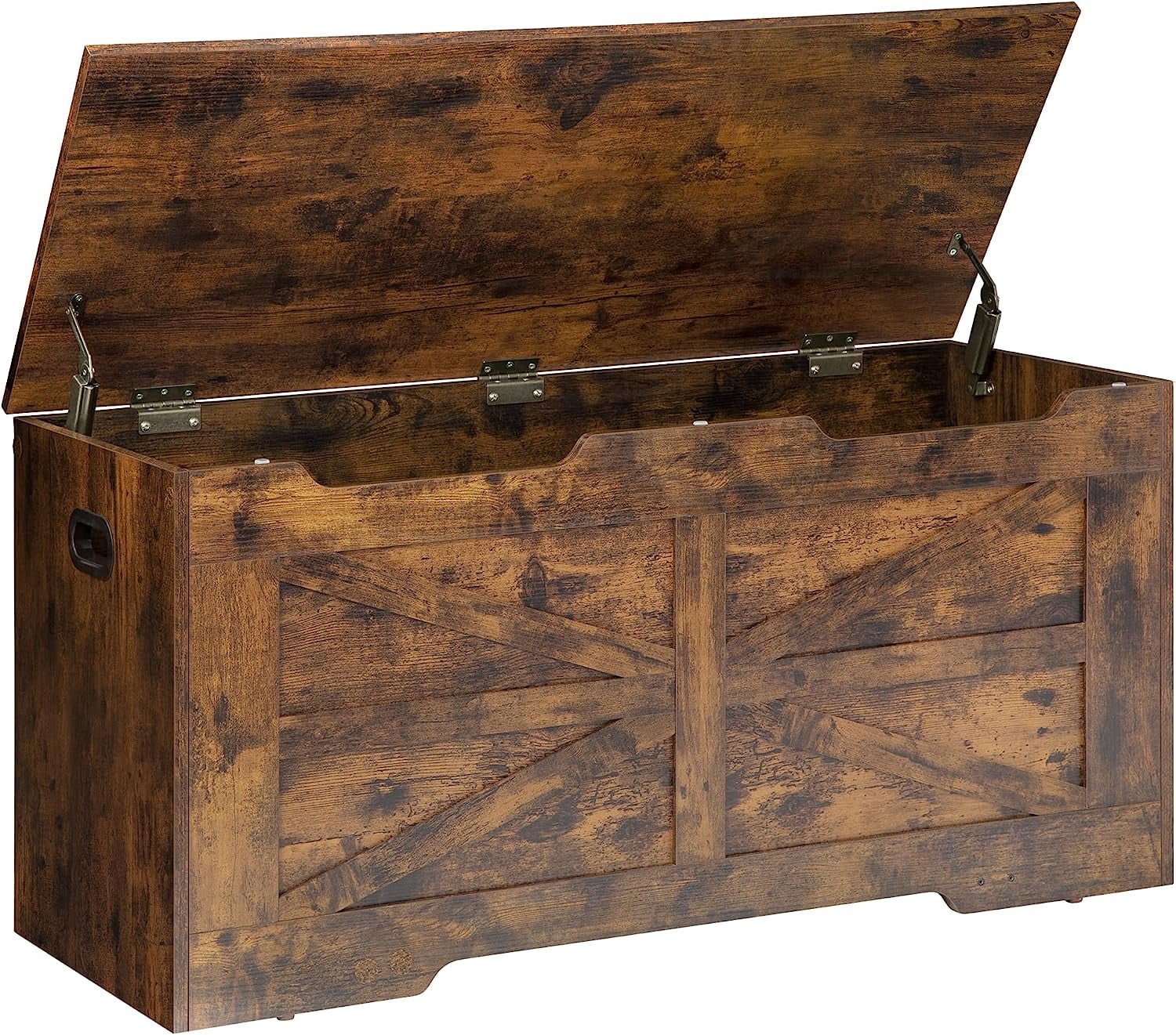 Storage Bench, Wooden Storage Trunk - 39.4" Lift-Top Storage Organizer ...
