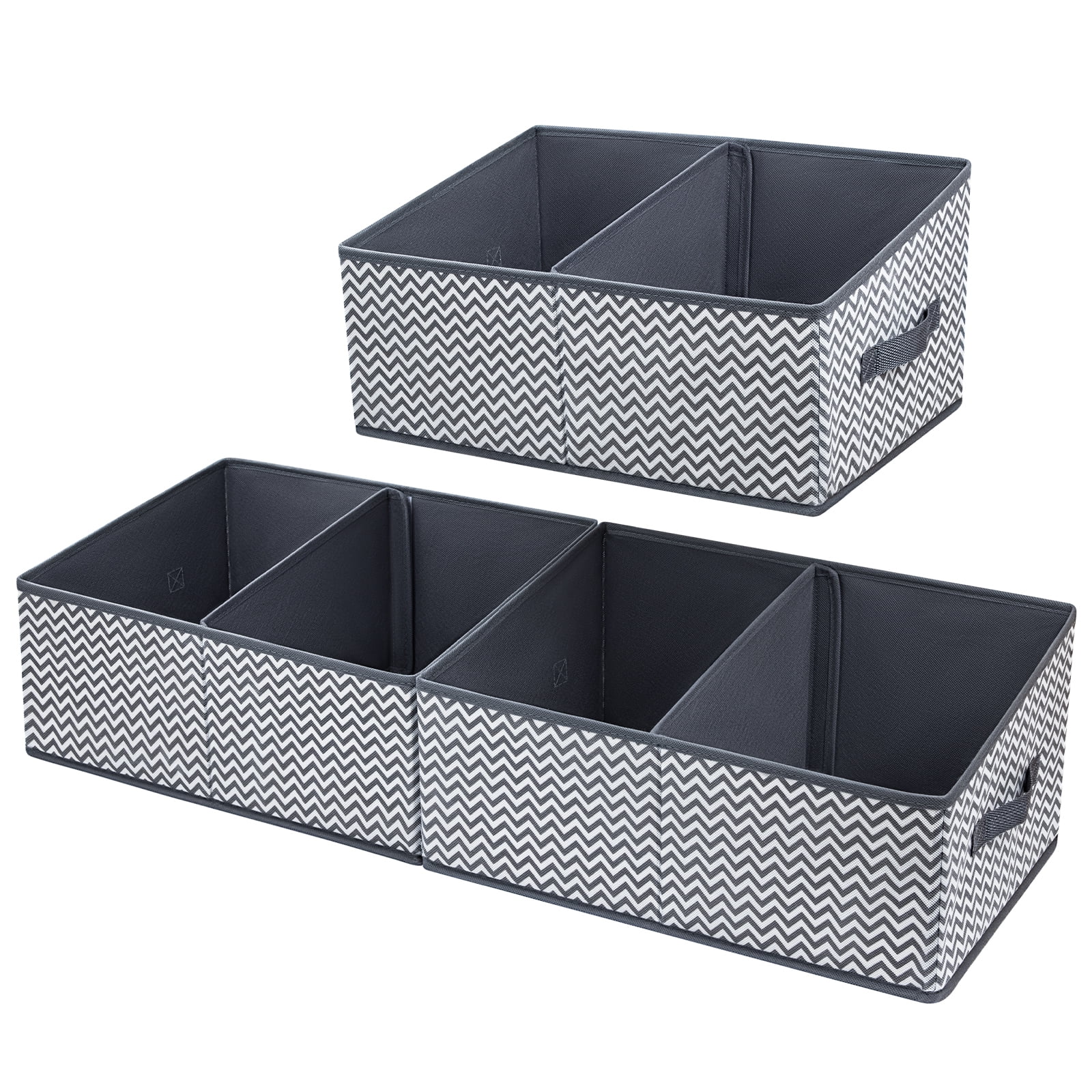 Storage Bins, 3 Pcs Fabric Storage Cube Bins, Folding Closet Organizer ...