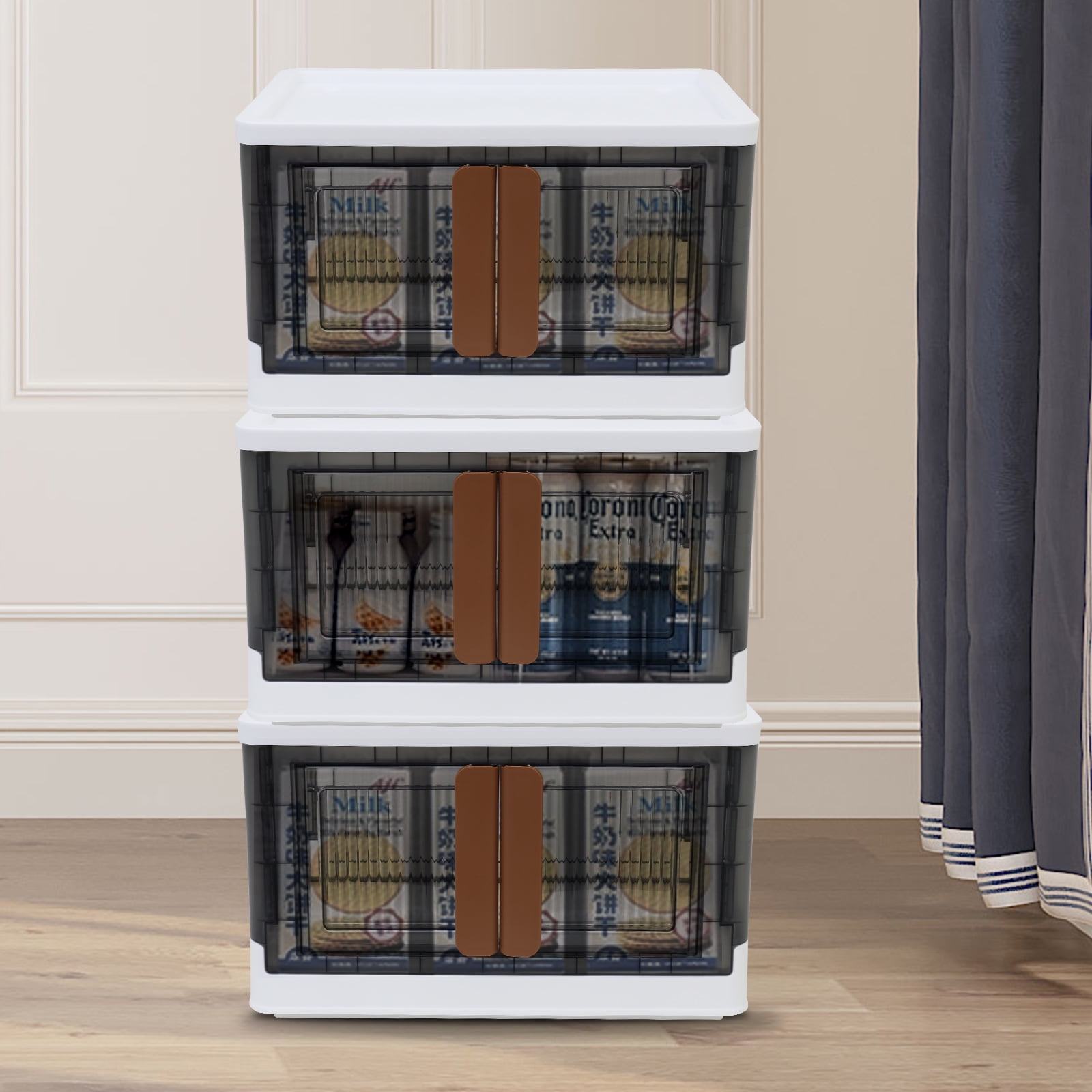 Storage Bins 3pcs Closet Organizers And Storage 102 Qt Stackable