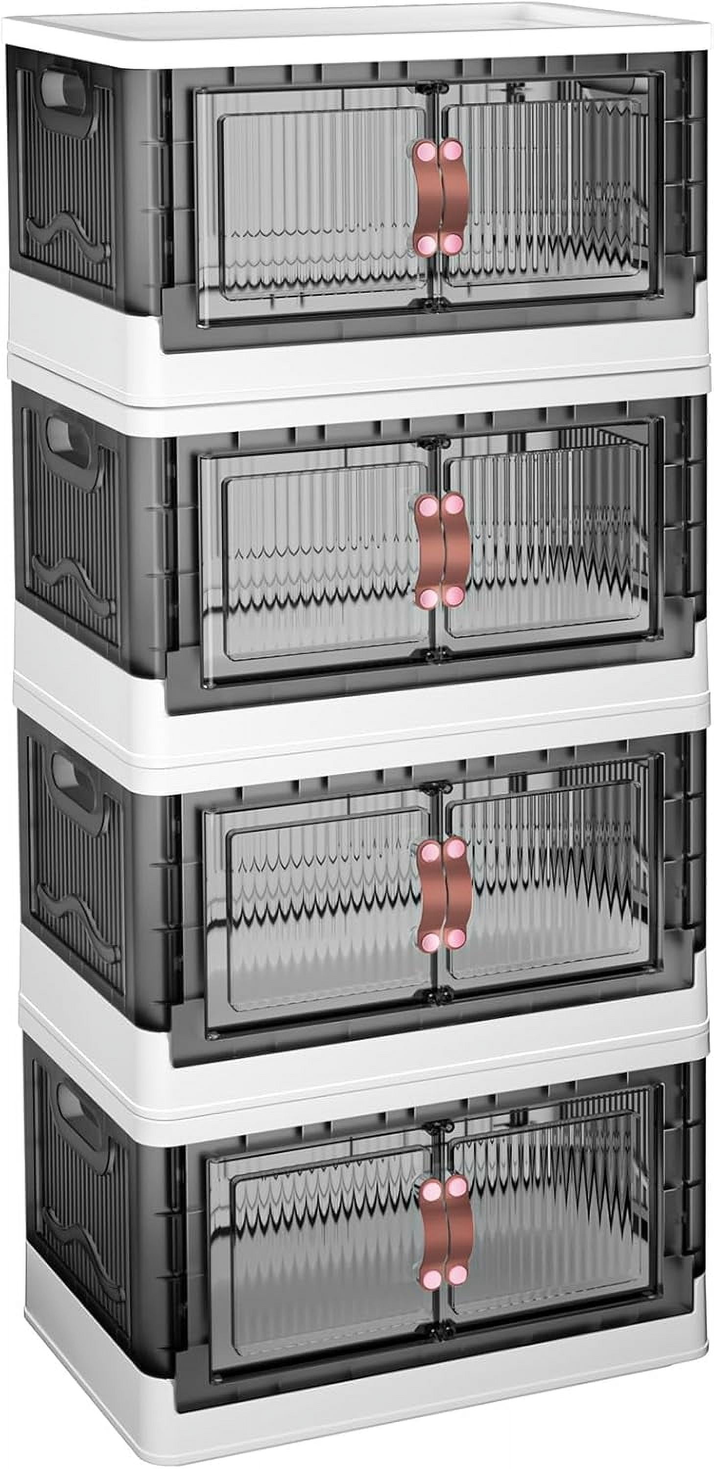 Storage Bins with Lids - 408QT Large Plastic Storage Bins Closet ...