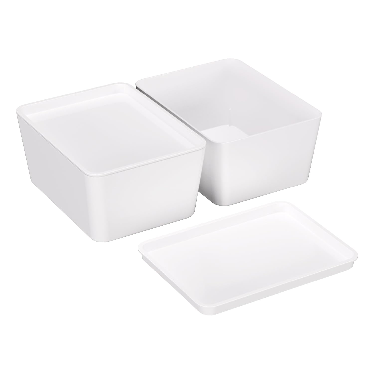 Storage Bins With Lids Plastic Containers: Plastic Multipurpose ...