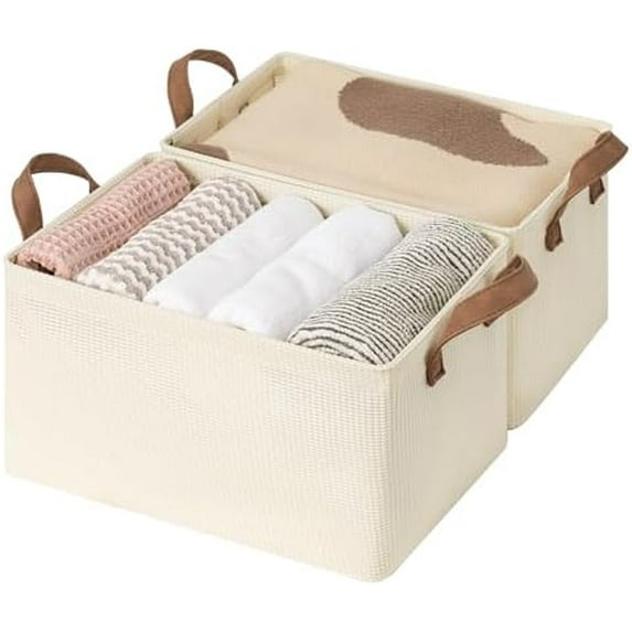 Storage Bins, Shelves Baskets for Organizing, Fabric Closet Organizers ...
