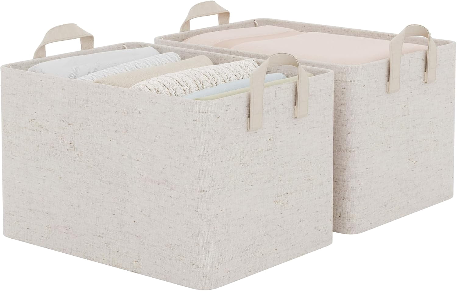 Storage Bins, Shelves Baskets for Organizing, Large Fabric Closet ...