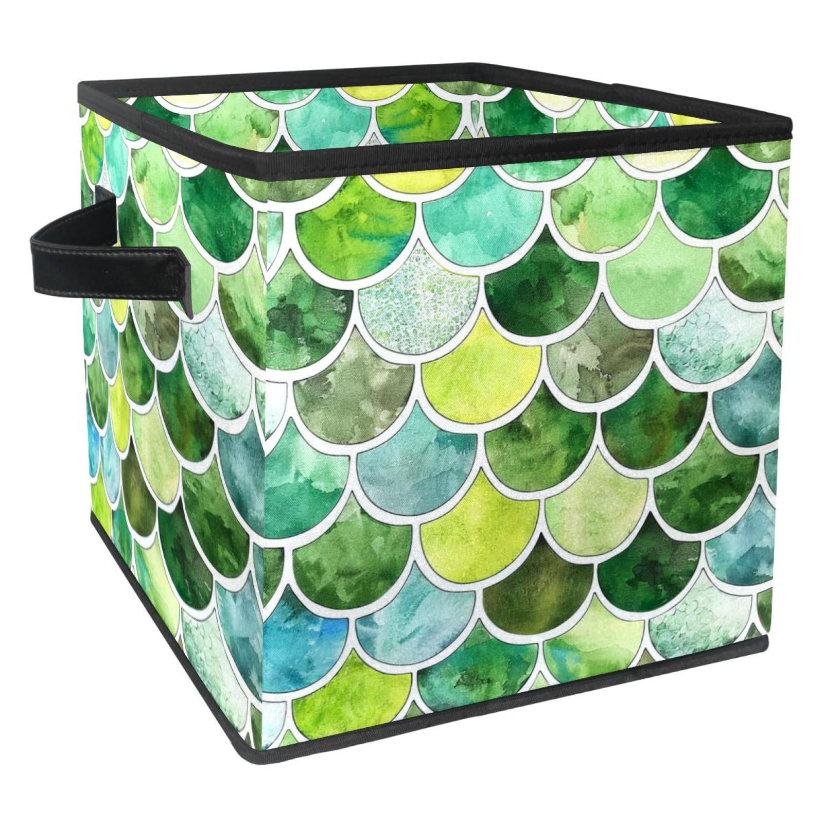 Storage Bins For Shelves Cube Organizer Bins Foldable Cube Bins For