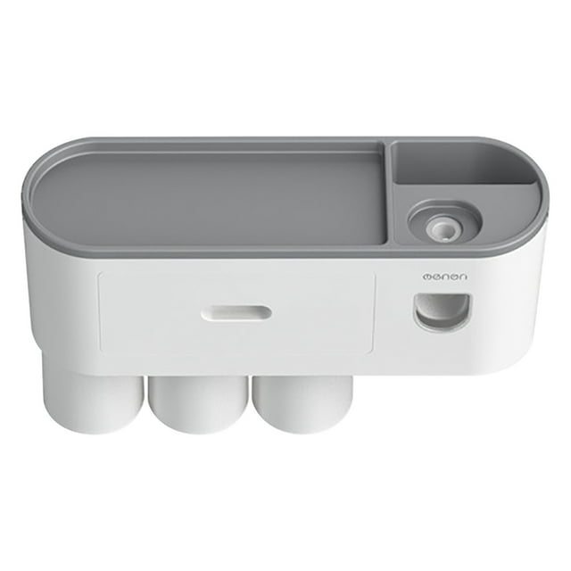 Storage Bins,Storage Containers,Wall-Mounted Toothbrush And Toothpaste ...