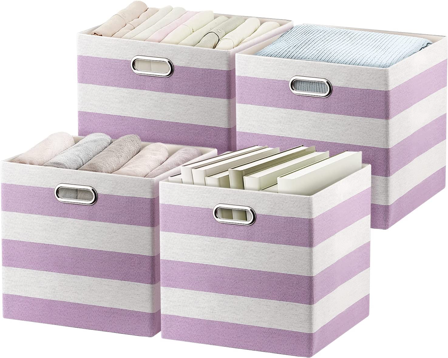 Storage Bins Storage Cubes,13×13 Collapsible Storage Boxes Containers ...