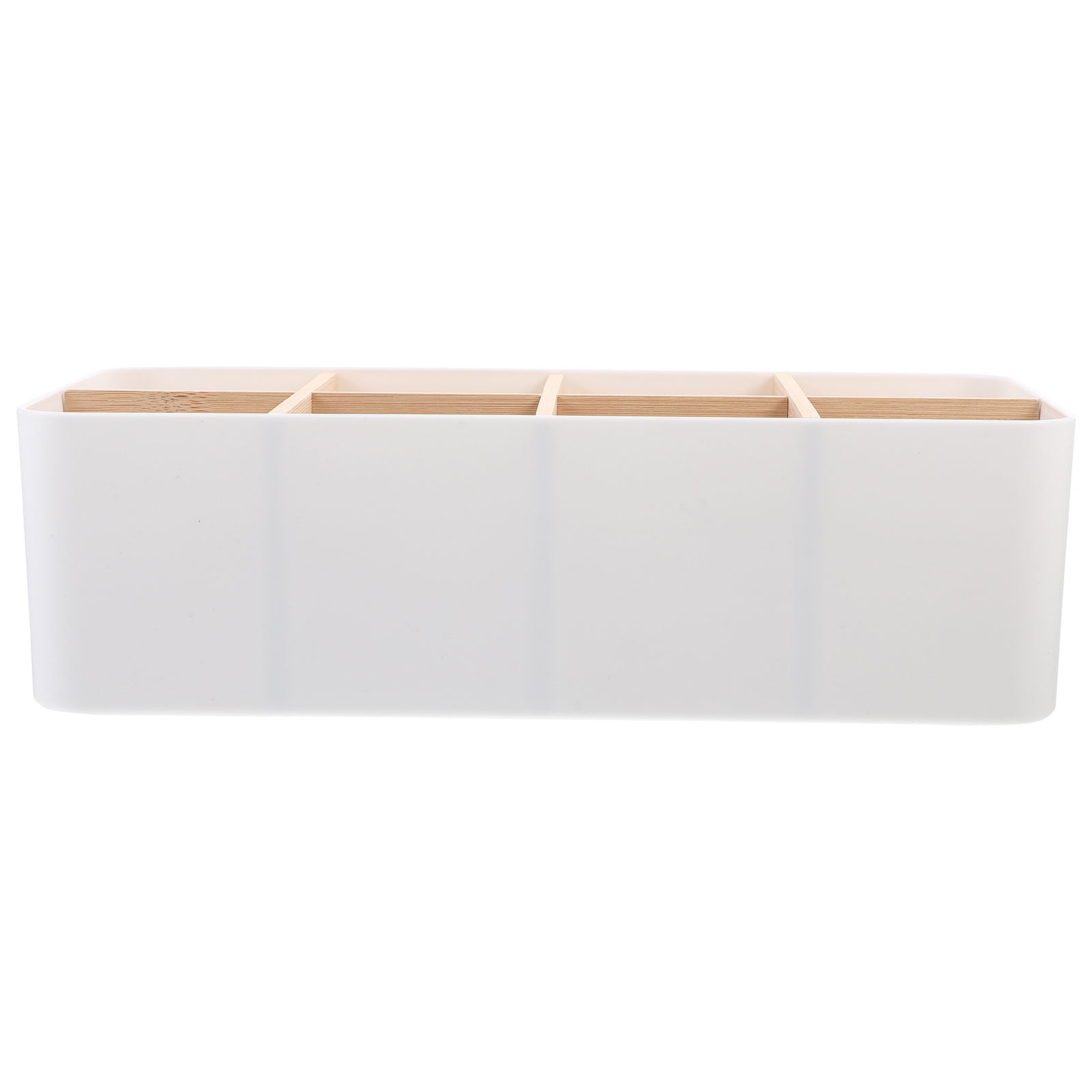 Storage Bins Sundries Holder Bamboo Storage Shelve Desktop Organizing ...