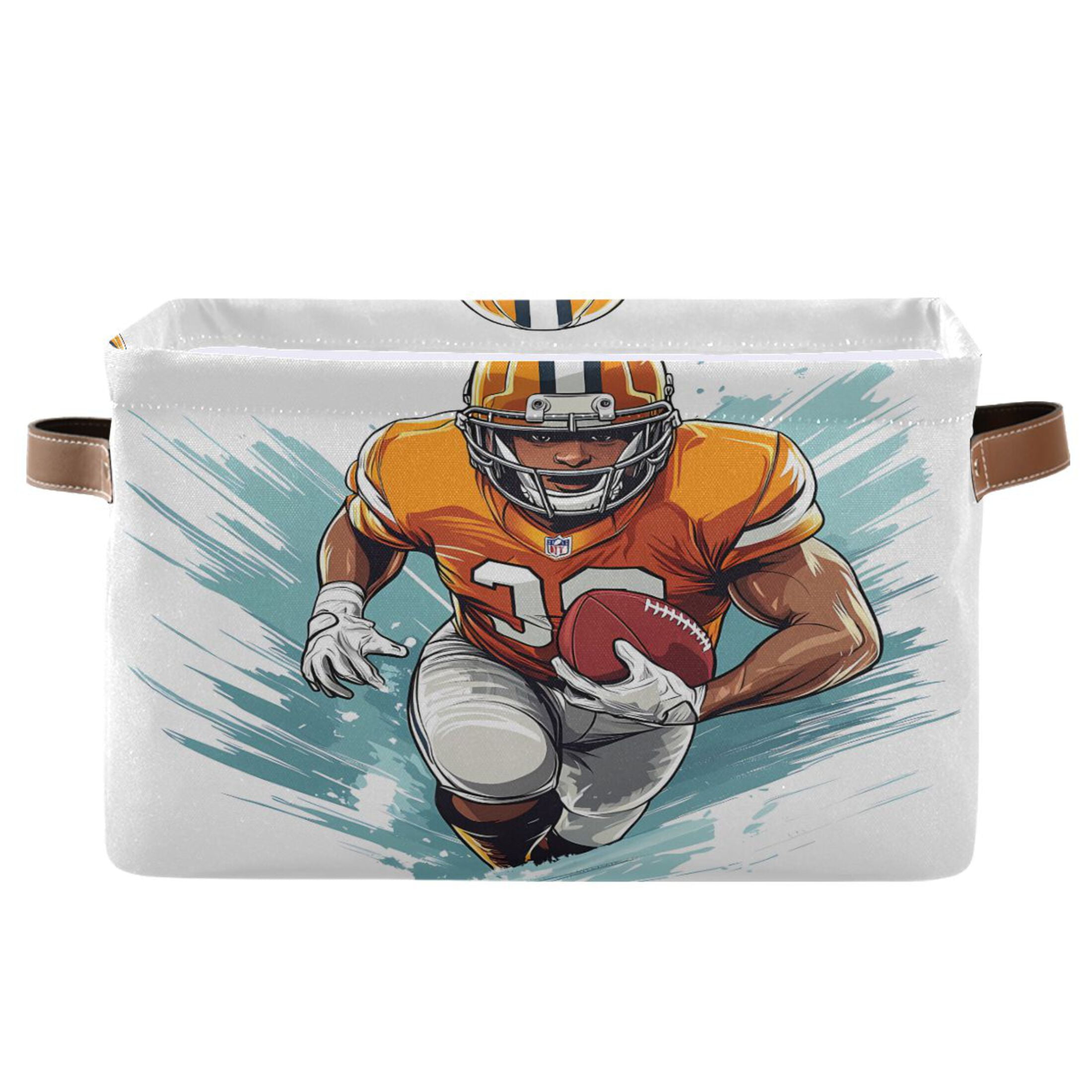 Storage Bins with Handle Fabric Organizer Basket Foldable Box 1 Pack ...