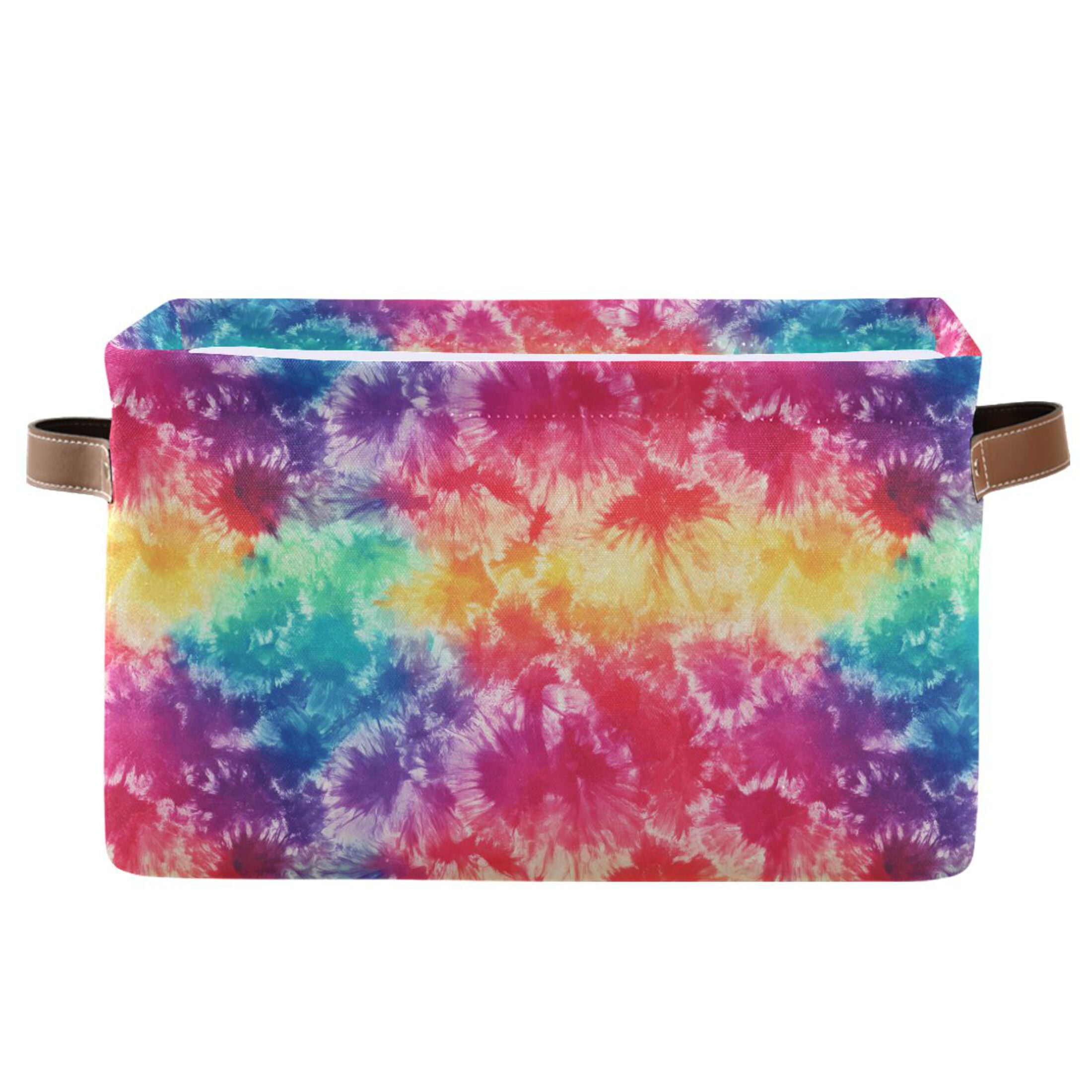 Storage Bins with Handle Fabric Organizer Basket Foldable Box 1 Pack ...