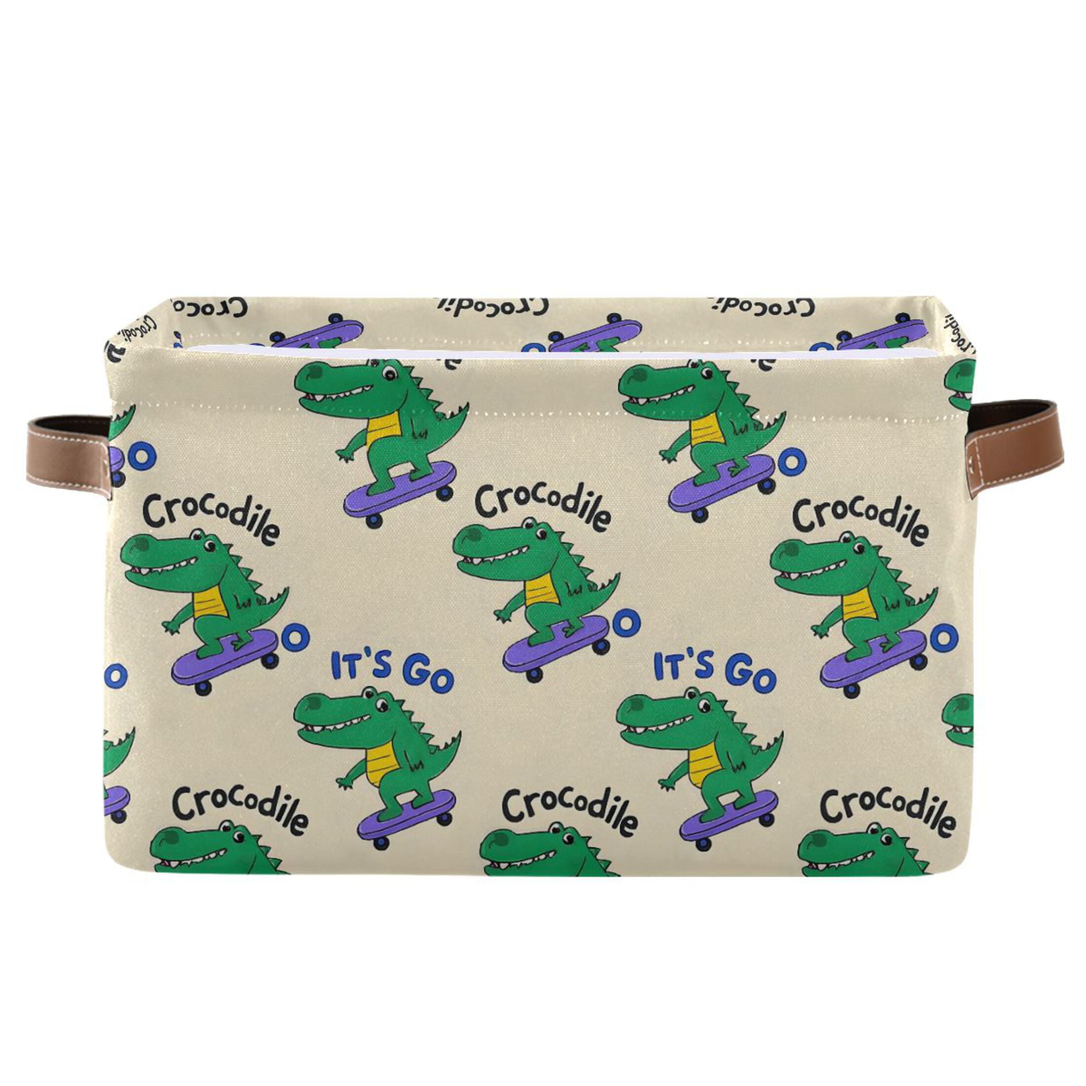 Storage Bins with Handle Fabric Organizer Basket Foldable Box 1 Pack ...