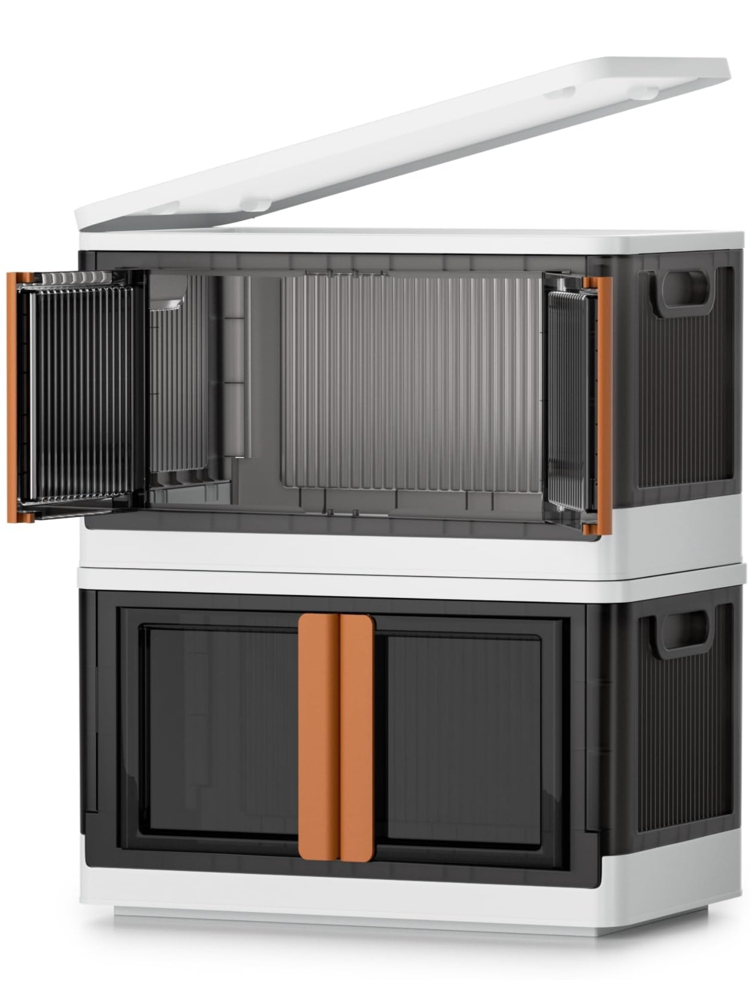 Storage Bins With Lids 76 Quart 2pcs Stackable Storage Bins Extra