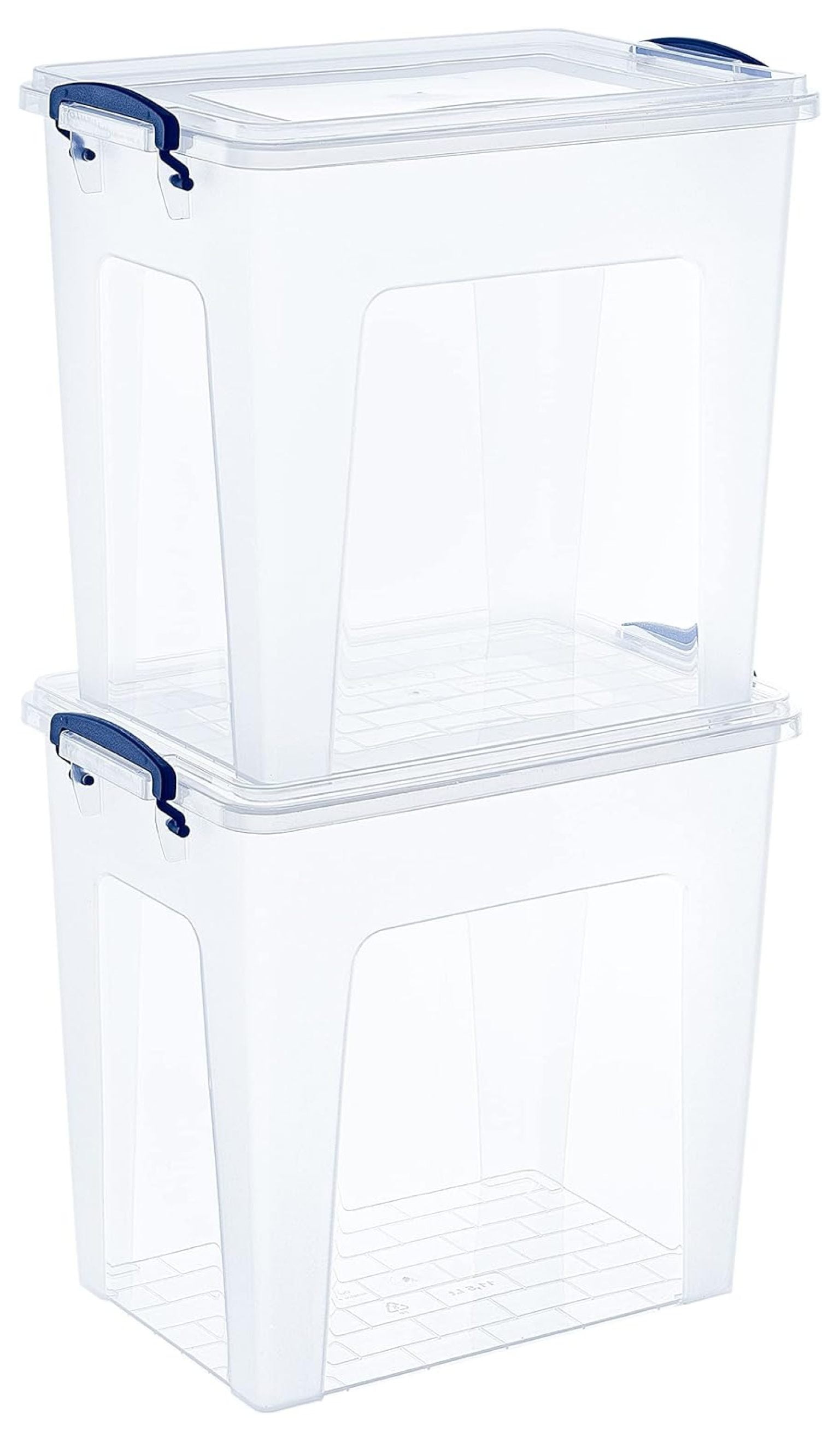Storage Bins with Lids, Clear Plastic Containers for Organizing ...
