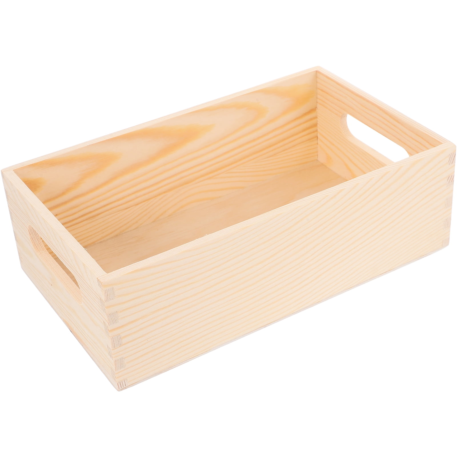 Storage Bins with Lids Whiteboard Judge Card Solid Wood Box - Walmart.com