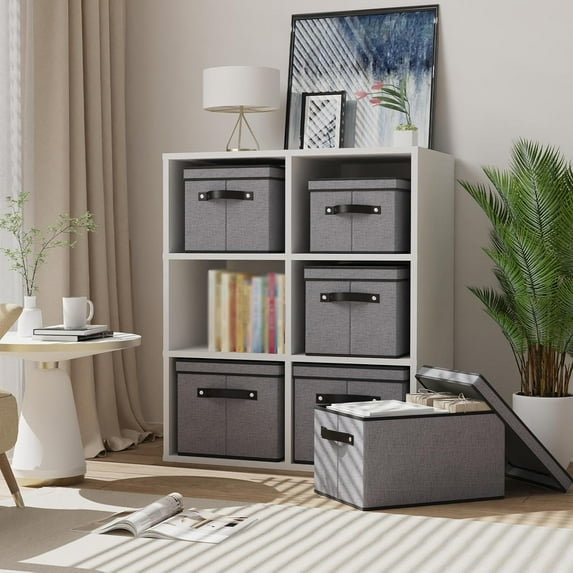 Storage Bins with Lids and Handles, Storage Boxes for Organizing ...