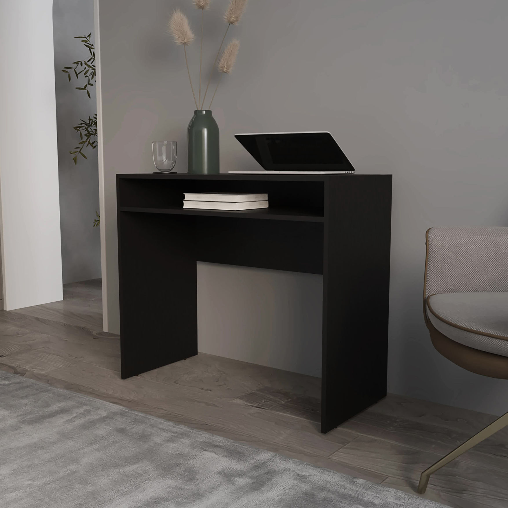 Storage Black Desk for Office - Combine Style and Efficiency - Walmart.com