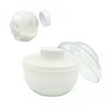 Storage Body Powder Container with Hand Holder Talcum Powder Puff Box ...