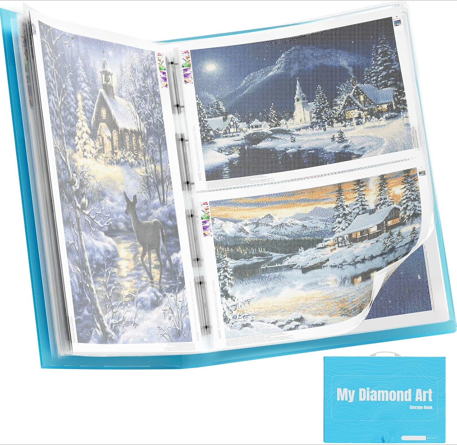 Storage Book for Diamond Art Portfolio Folder for Diamond Painting ...