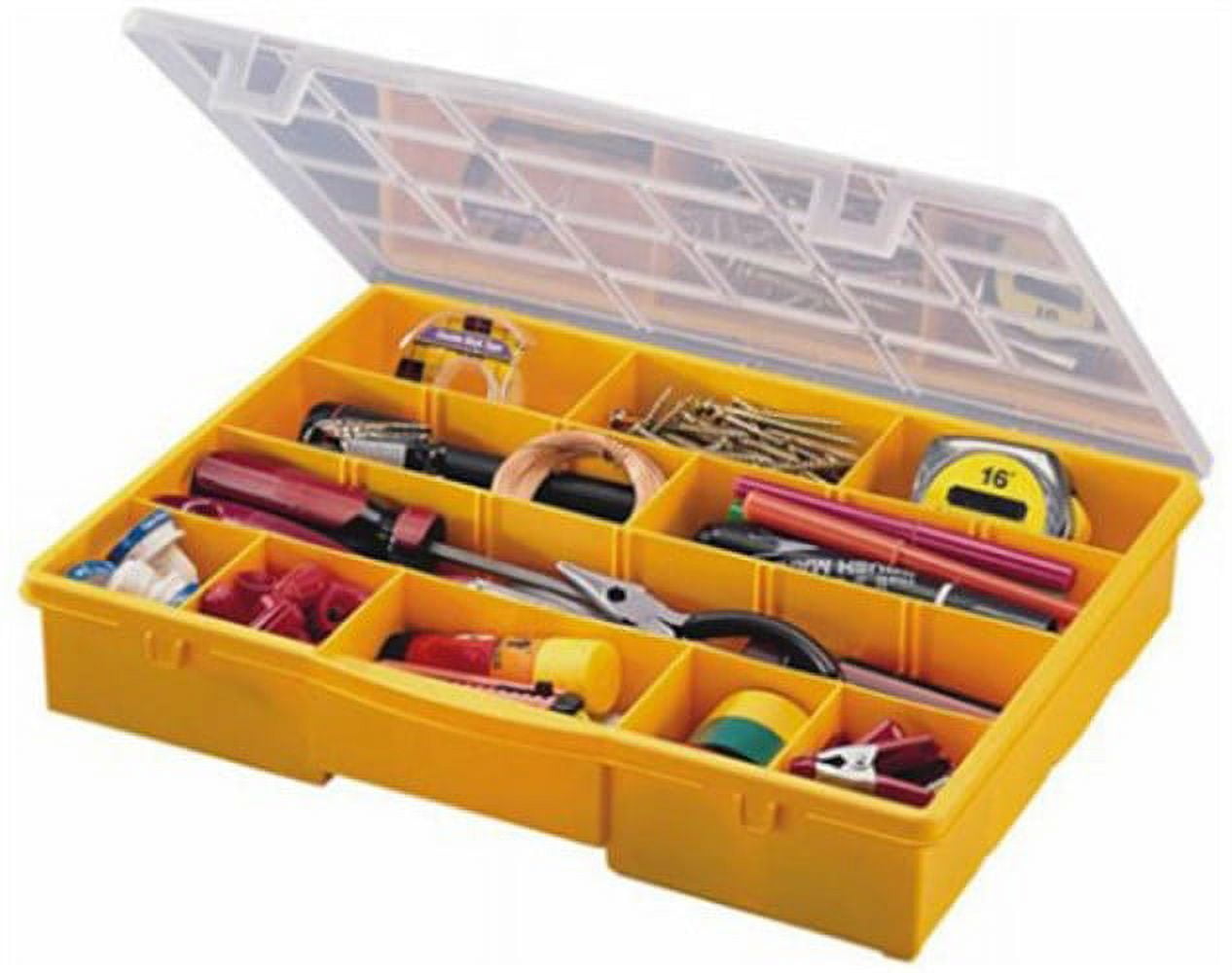 Storage Box 17 Compartment Yel - Walmart.com
