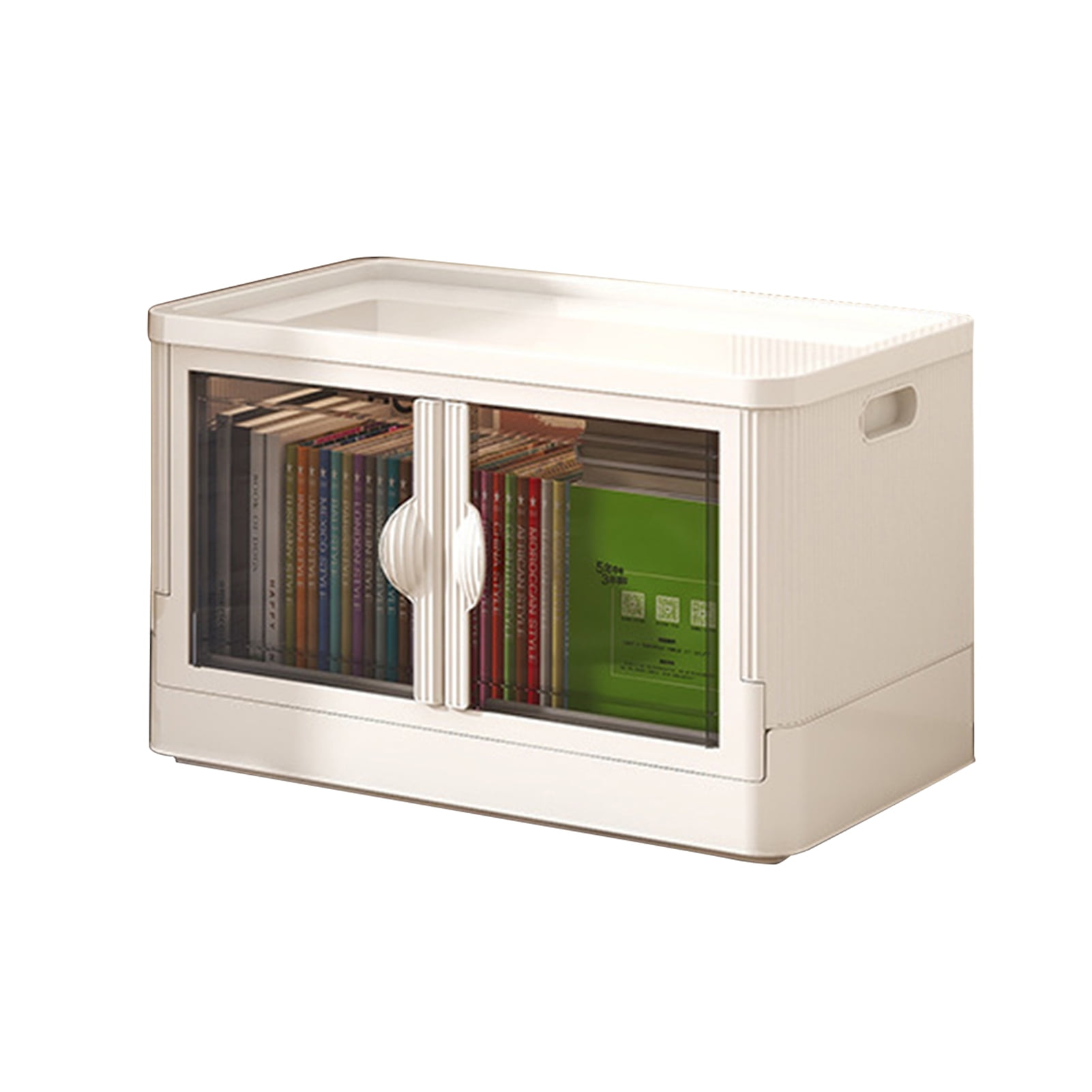 Storage Box Collapsible with Wheels And Lid Foldable Transparent Thick ...