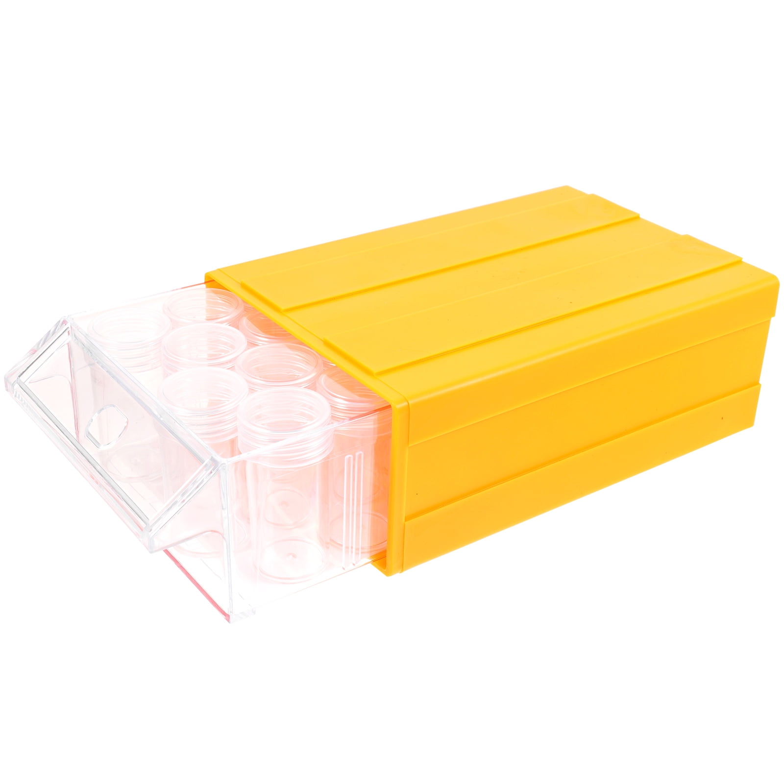 Yellow Jewelry Box for Storage Lightweight ABS Material with Drawer ...