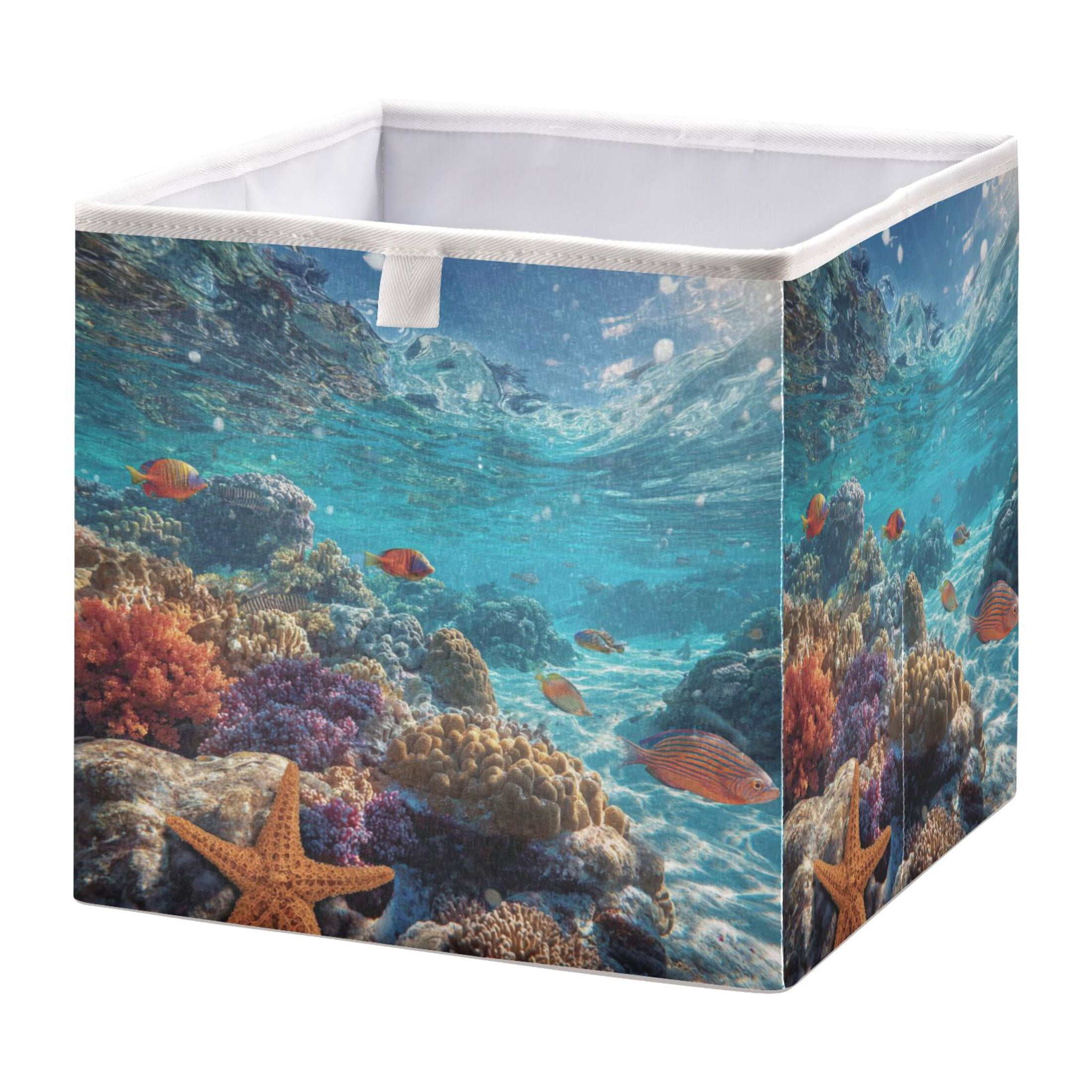 Storage Box Foldable Storable and Easy to Assemble 11.02x11.02x11.02 ...