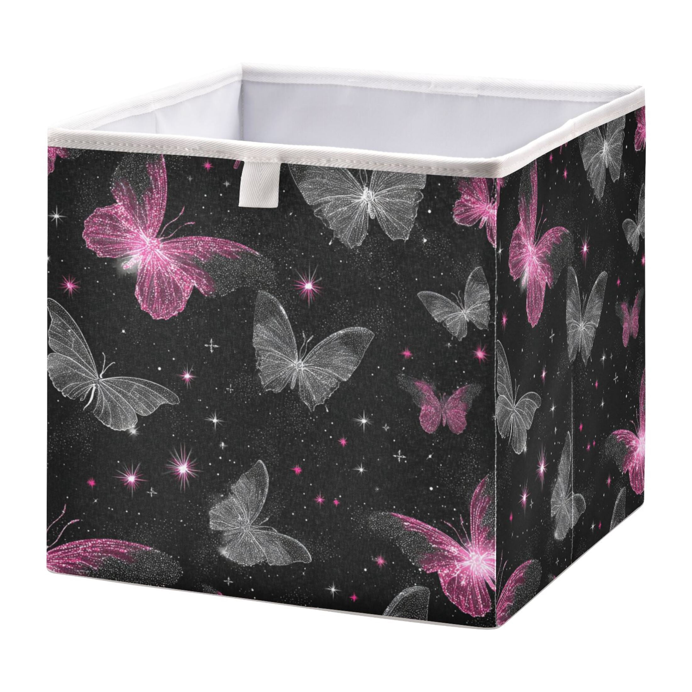 Storage Box Foldable Storable and Easy to Assemble 11.02x11.02x11.02 ...